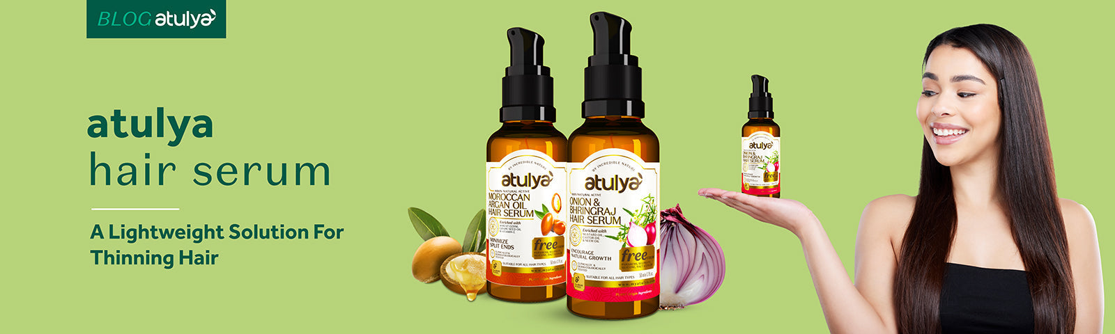 Atulya Hair Serum: A Lightweight Solution for Thinning Hair – atulya